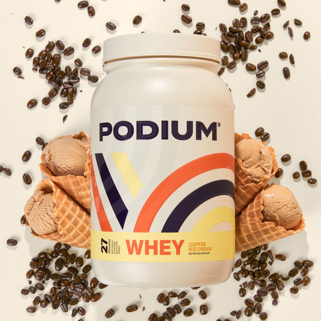 PODIUM Whey Protein - Coffee Ice Cream – THE WOD GUYS