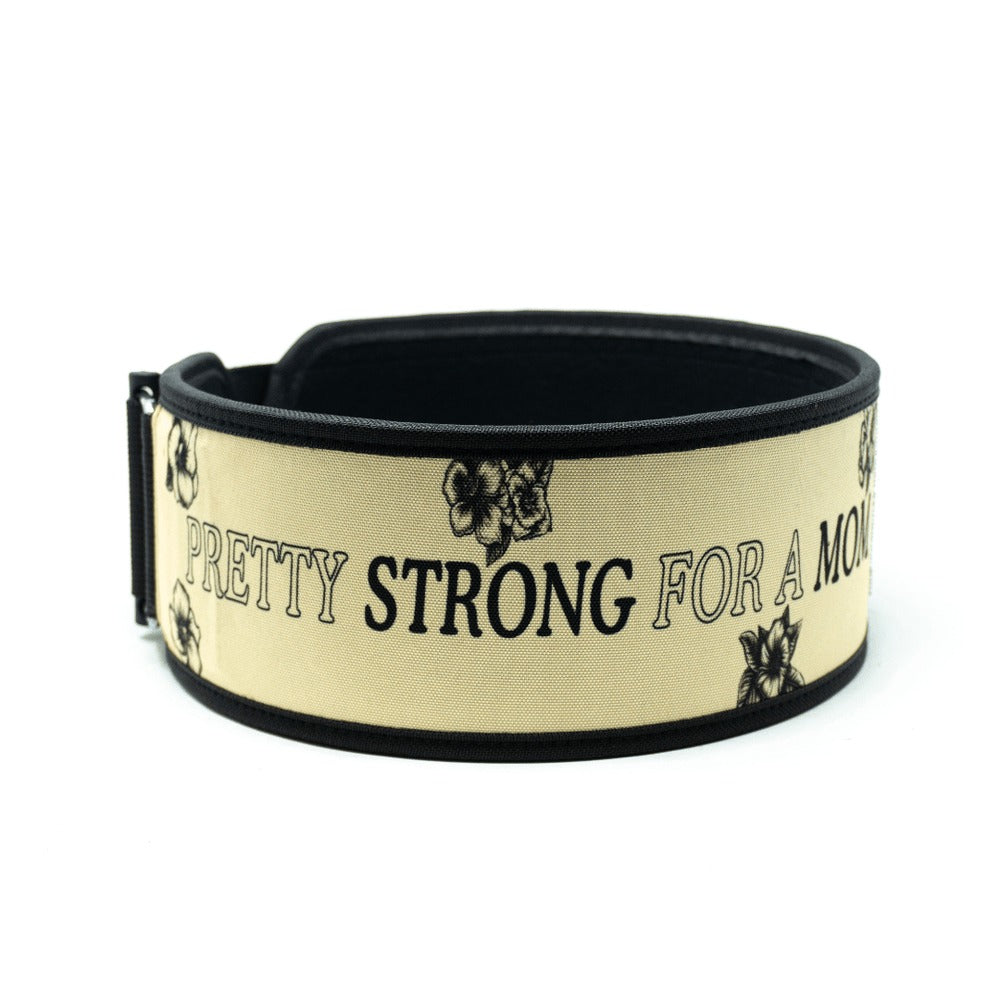 2POOD Pretty Strong for a Mom by Arielle Loewen 4" Weightlifting Belt ...