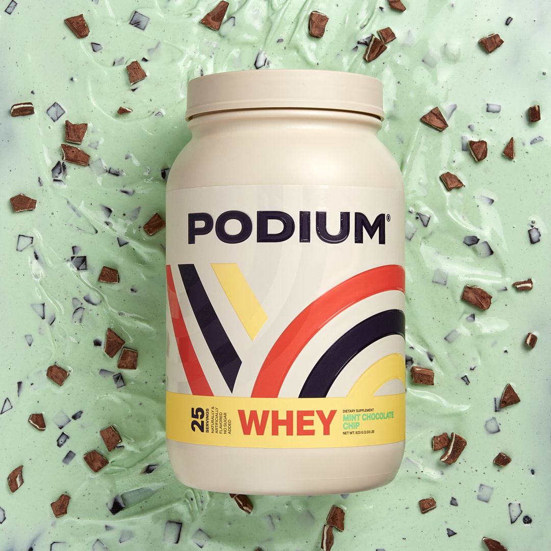 PODIUM Whey Protein - Mint Chocolate – THE WOD GUYS
